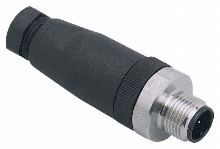IFM, A Coded, 4 Pin, M12 Circular Connector - 787GF3|E18163 - Grainger