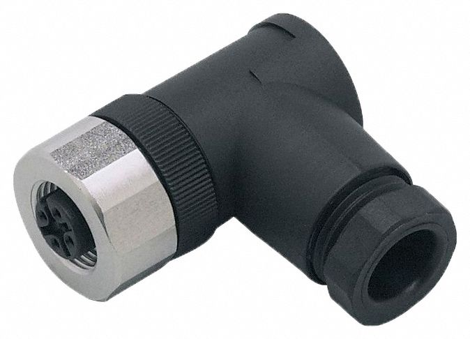 IFM, A Coded, 4 Socket, M12 Circular Connector - 787GJ0|E11252 - Grainger