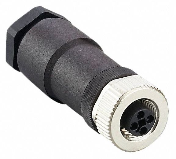 IFM, A Coded, 8 Socket, M12 Circular Connector - 787GJ2|E18165 - Grainger