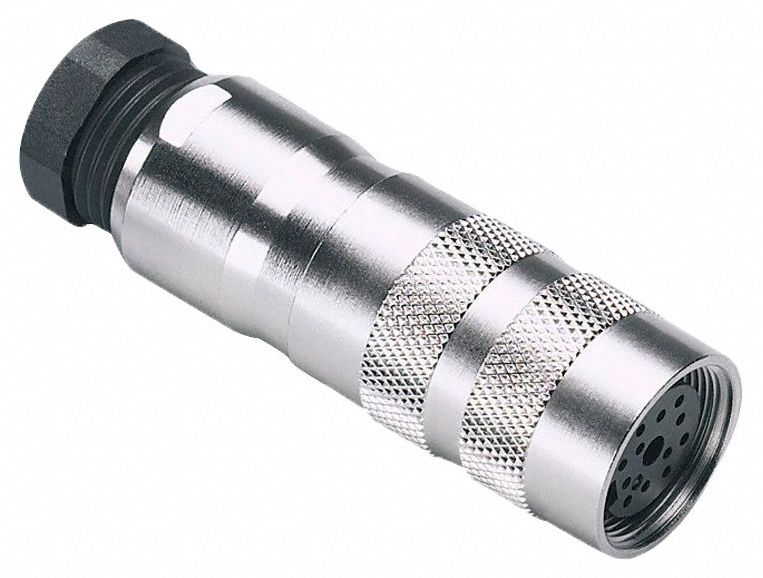 IFM, M18 Female Thread with Straight Connection, 12 Socket, M18 ...