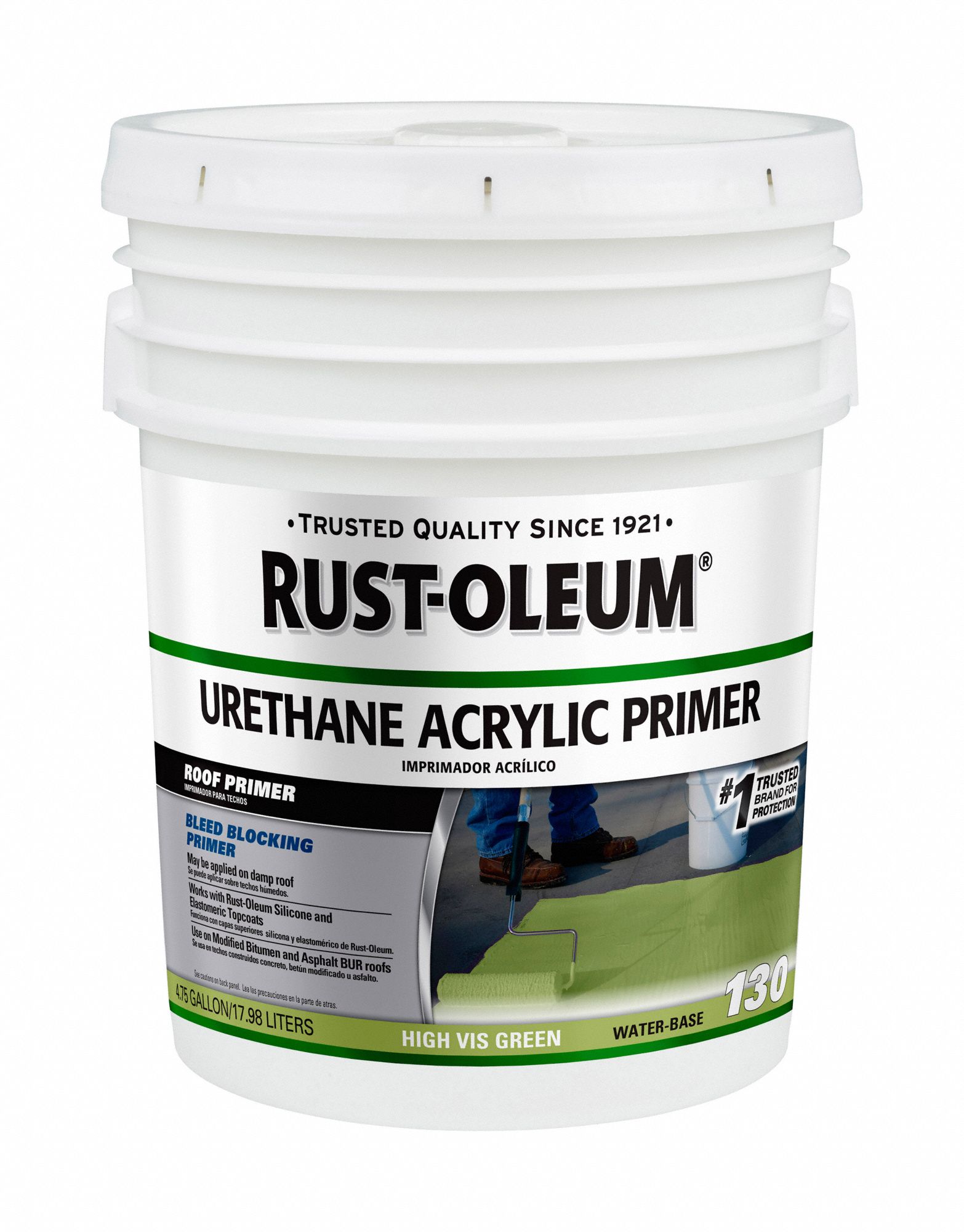 RUST-OLEUM, Acrylic Roof Coatings, Acrylic, Roof Primer - 787LD0|364544 ...