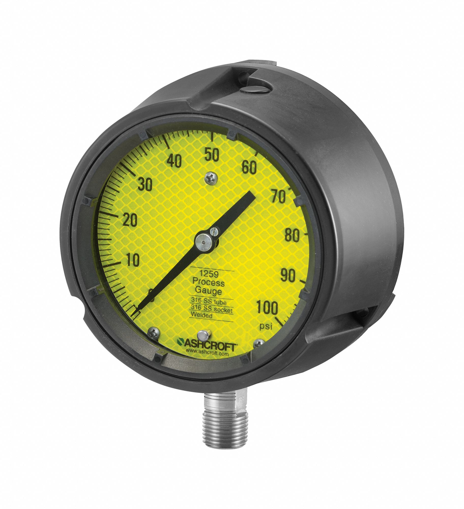 ASHCROFT, -30 psi / Hg to 60 psi, 4 1/2 in Dial, Compound Gauge - 787MY8|451259SD04LXCYD330IMV ...