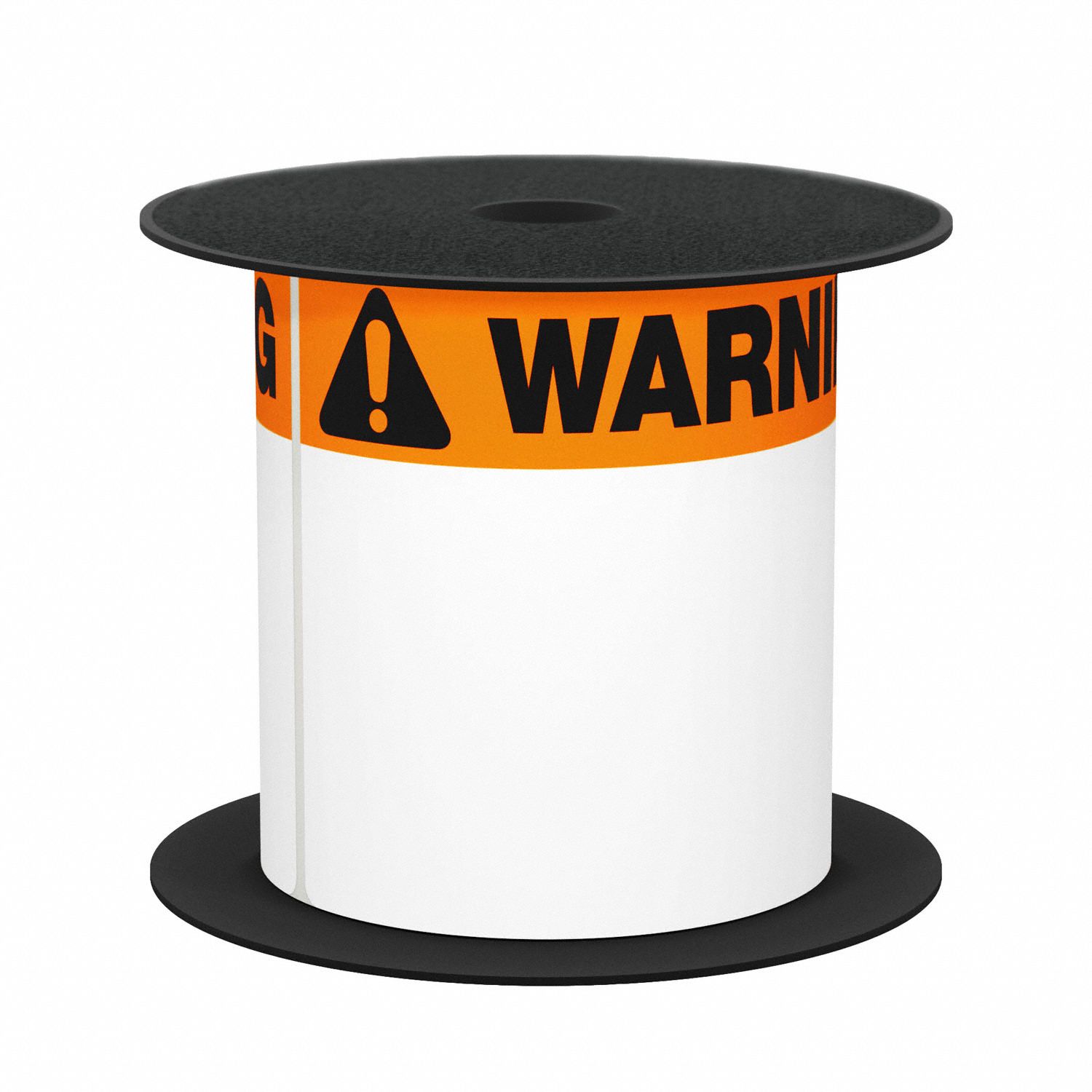 Warning, Orange Header, Die Cut Label - 787NY3|BMSLT46WARN - Grainger