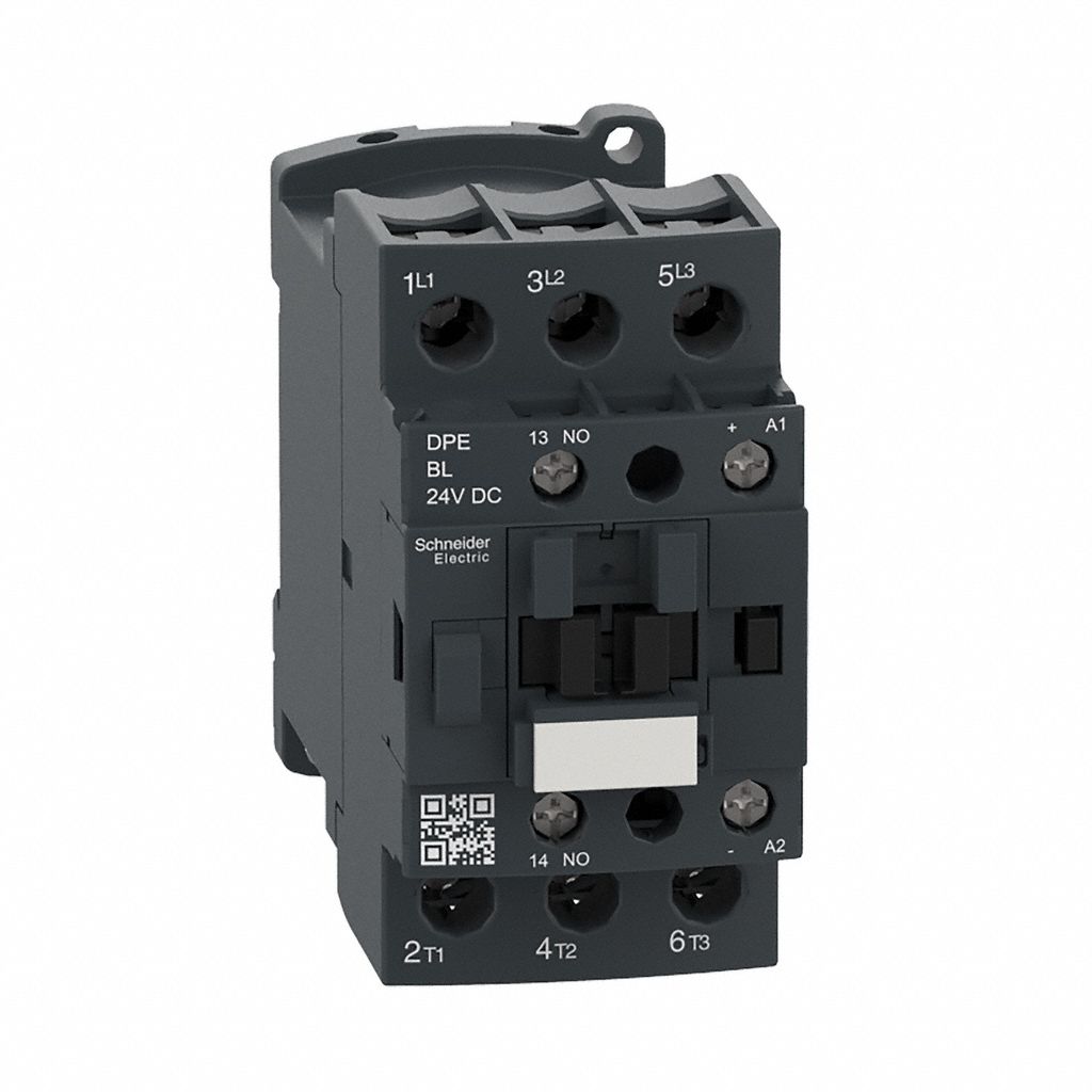 SCHNEIDER, Non-Reversing, 3 Poles, IEC Magnetic Contactor - 787P33 ...