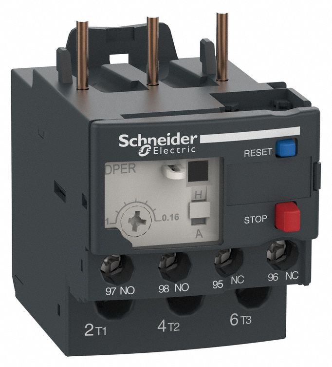 SCHNEIDER, Thermal Protection, 3 Poles, IEC Overload Relay - 787P34 ...