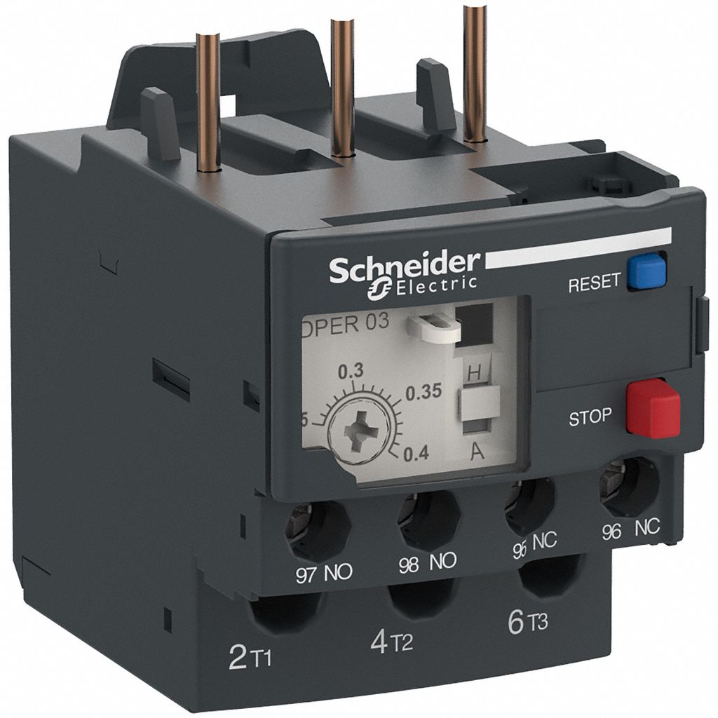 SCHNEIDER, Thermal Protection, 3 Poles, IEC Overload Relay - 787P36 ...