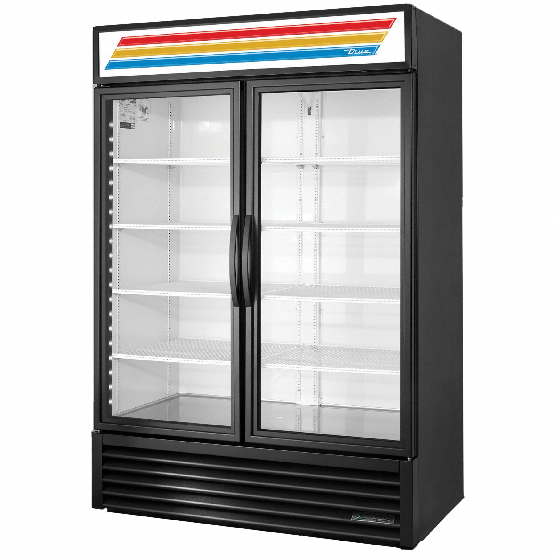 TRUE, Glass Door, 49 cu ft Total Capacity, Freezer Merchandiser ...