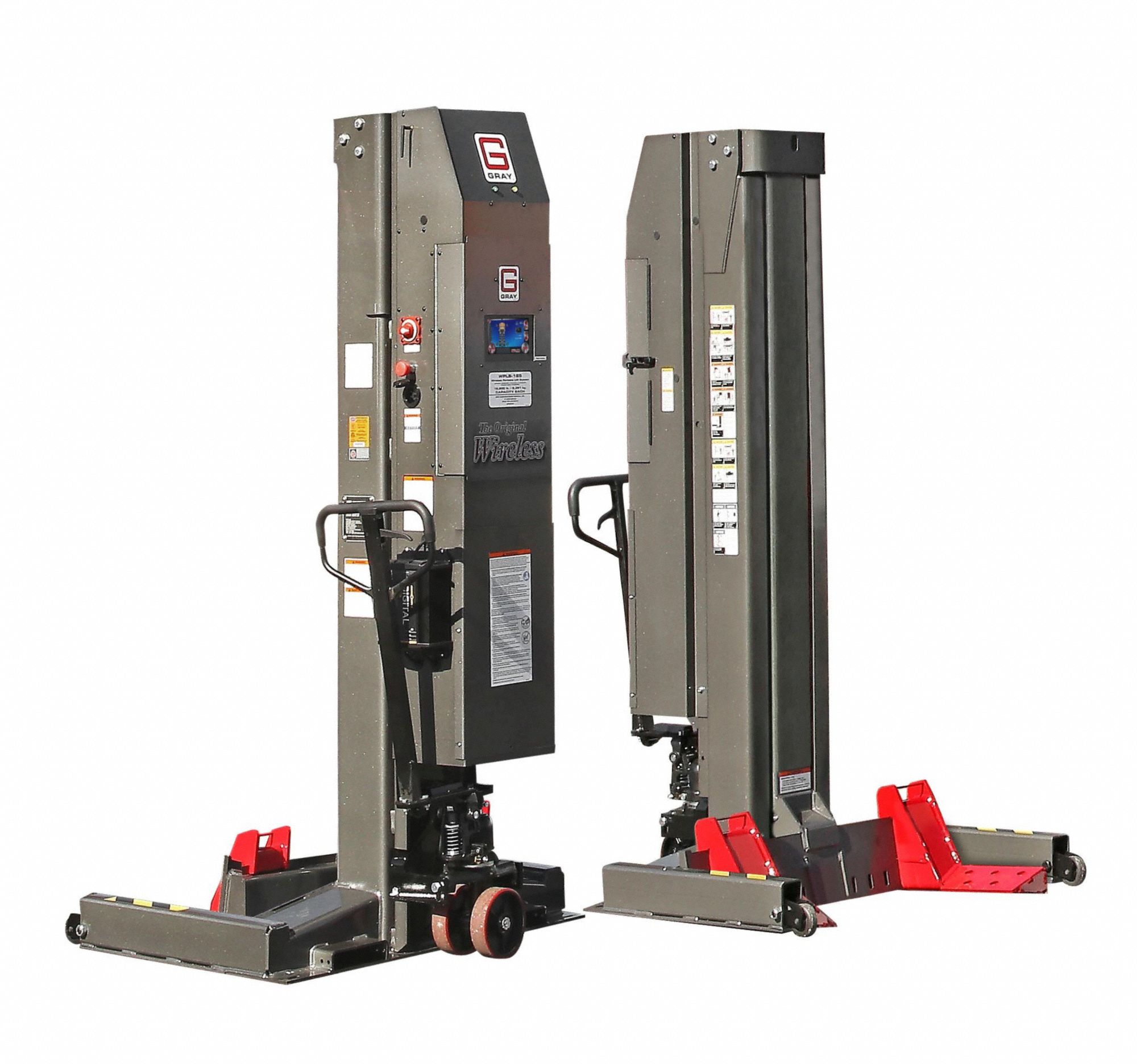 GRAY, Electric/Hydraulic, 7 ton Load Capacity, Vehicle Lift System ...