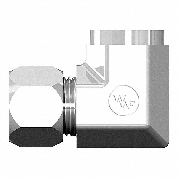 WEATHERHEAD, 1/2 in OD x 3/8 in Pipe Size, 3/4-16 x 3/8-18 Thread Size ...