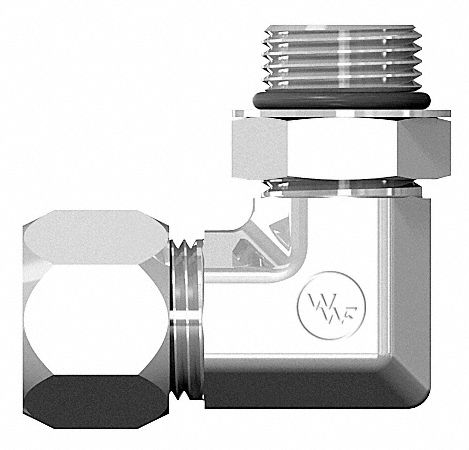 WEATHERHEAD, 1/2 in OD x 1 1/16 in Pipe Size, Compression x ORB ...