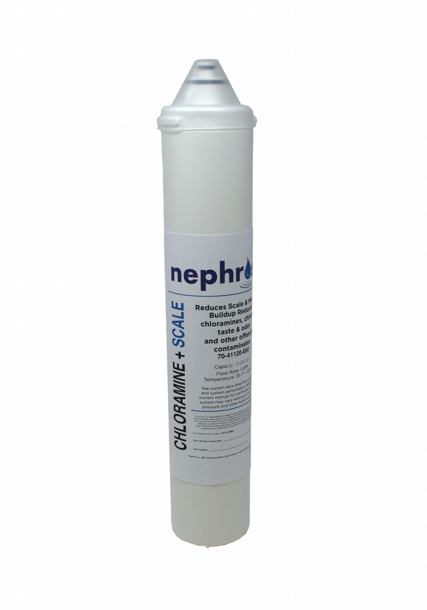 NEPHROS, 1 micron, 2.4 gpm, Quick Connect Filter - 787TN3|70-41120-E60 ...