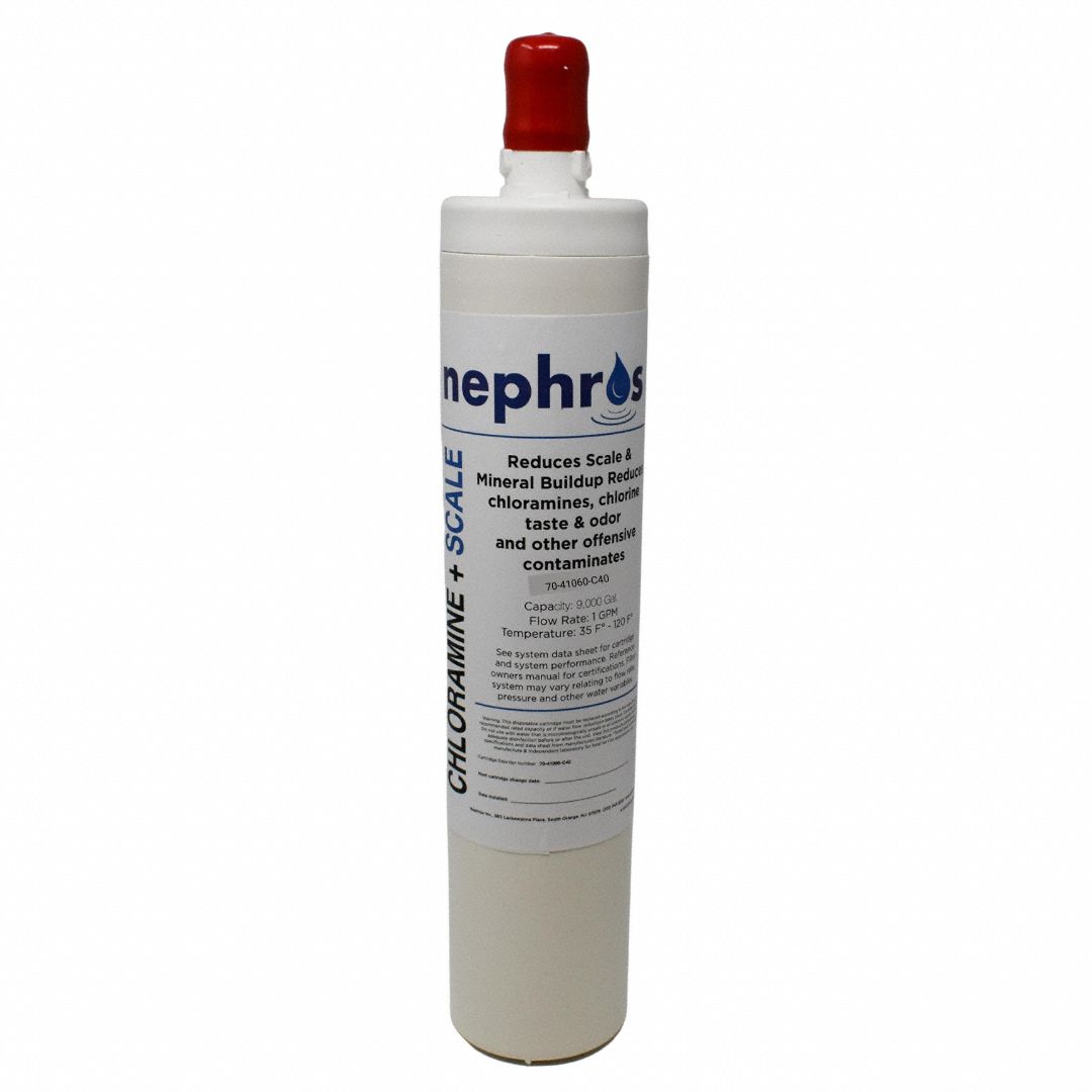 NEPHROS, 1 micron, 2 gpm, Quick Connect Filter - 787TN4|70-41060-E40 ...