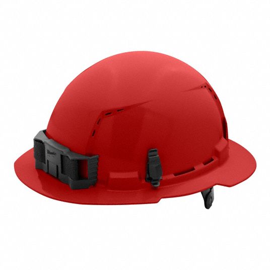 Red, No Graphics, Hard Hat - 787VH3|48-73-1229 - Grainger