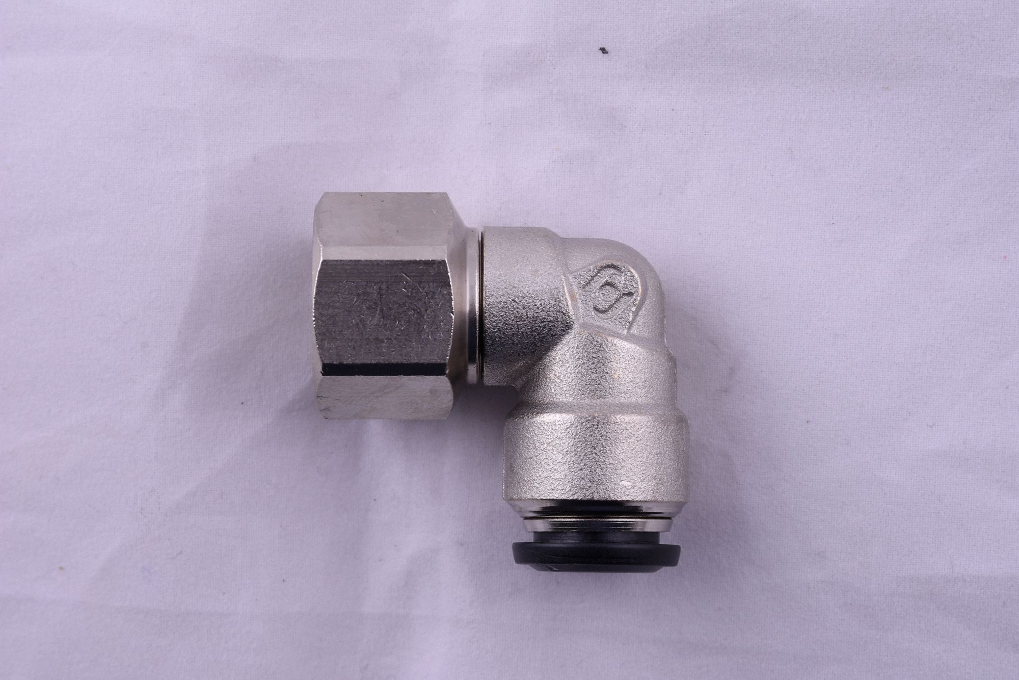 AIGNEP USA, 8 mm OD x 1/4 in Pipe Size, Push-to-Connect x FBSPP, Push-Fit Elbow Fitting - 787VP0 ...