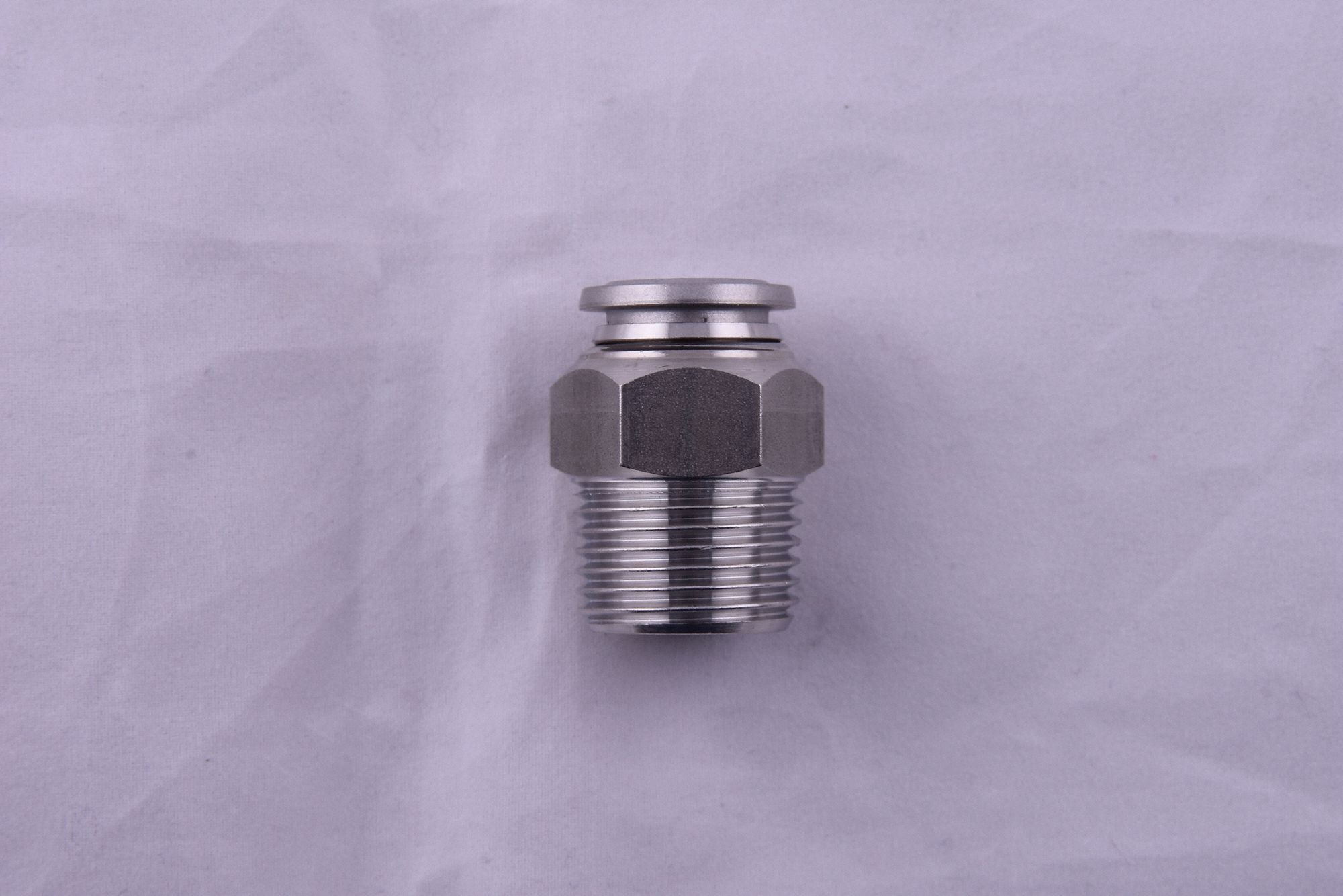 AIGNEP USA, 4 mm OD x 5/16 in Pipe Size, Push-to-Connect x MUNF, Push ...