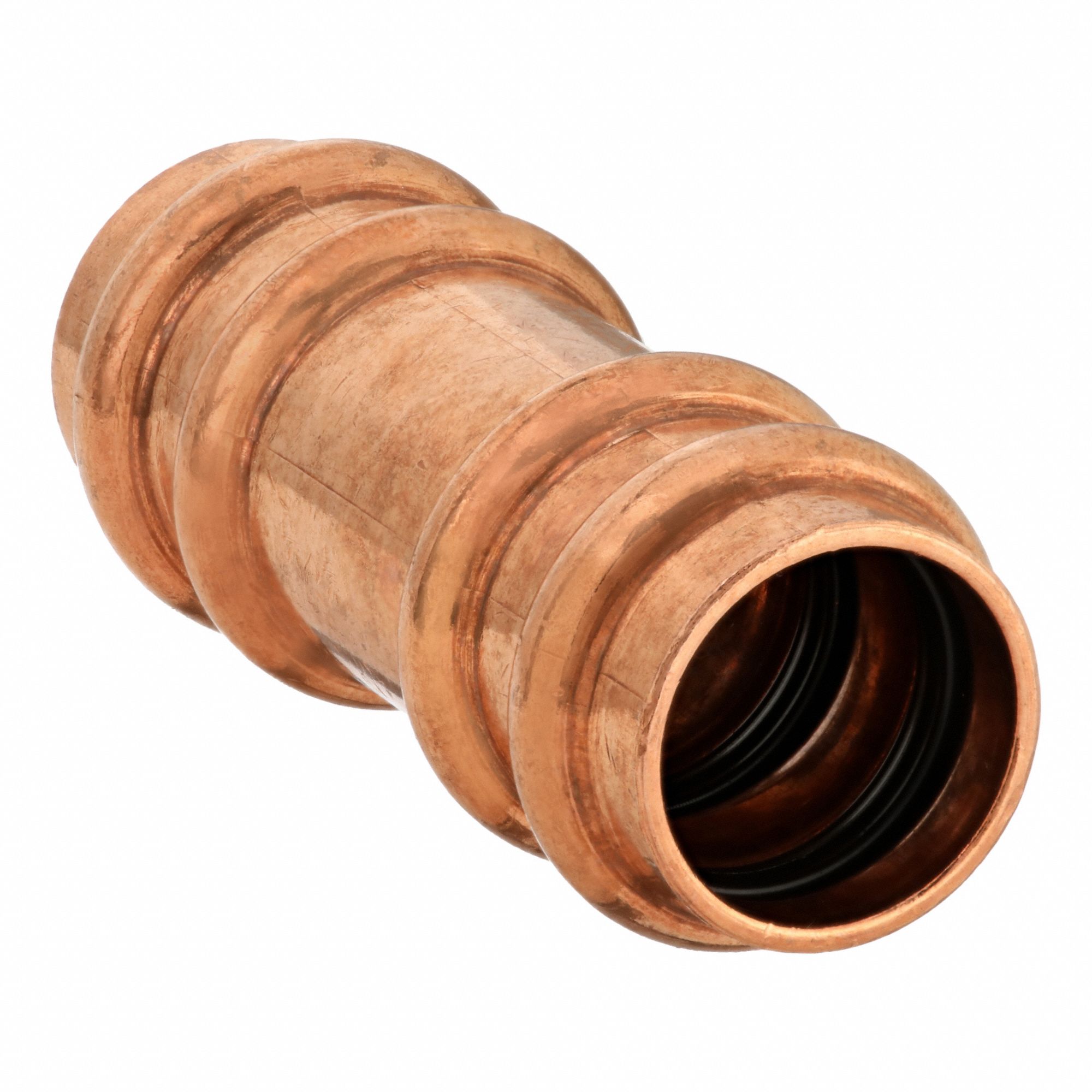 STREAMLINE, Straight, 3/8 in CTS x 3/8 in Pipe size, Crimp Coupling ...