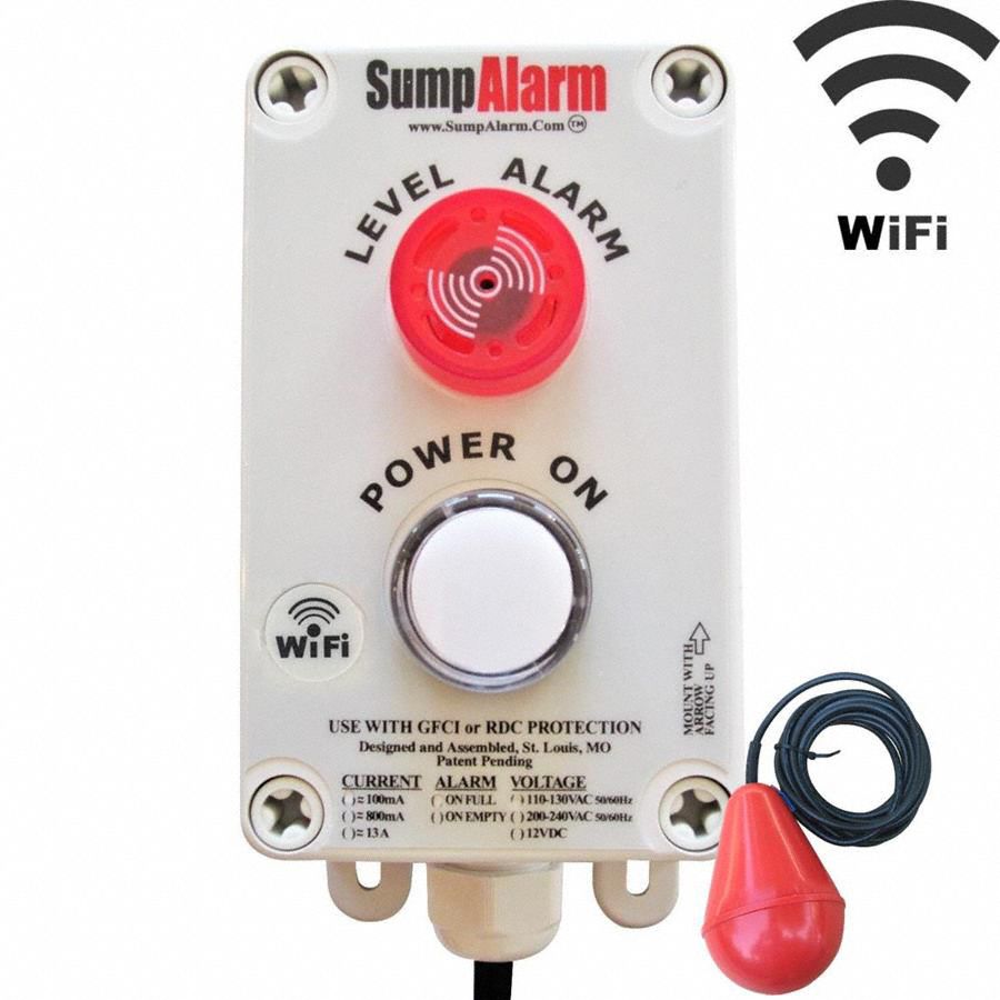 SUMP ALARM, High Level, 120V AC, High Water Alarm - 787XM5|SA-120V-2L ...