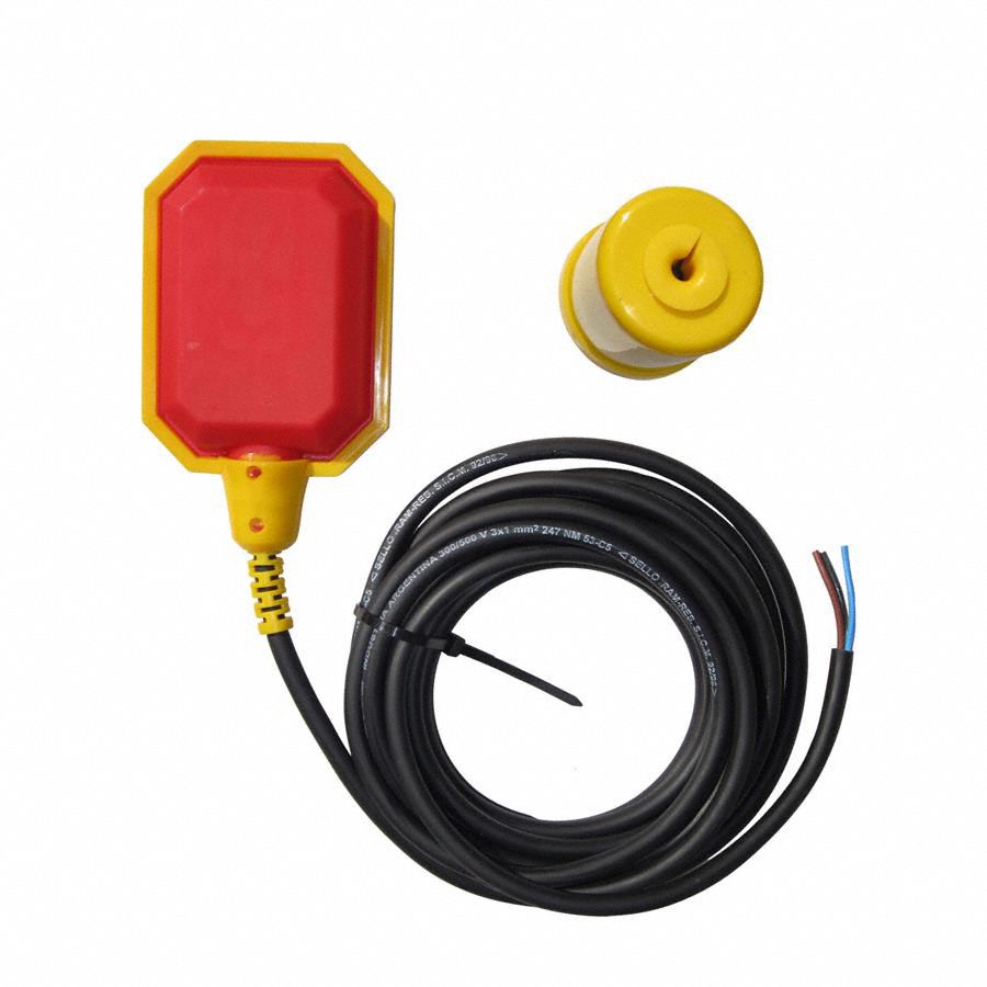 SUMP ALARM, Wide-Angle, Normally Open or Normally Closed (Pump Down or ...