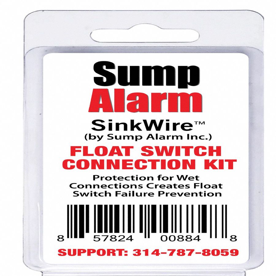 SUMP ALARM, Float Switch Connection Kit, For 1 Floats, Float Switch ...