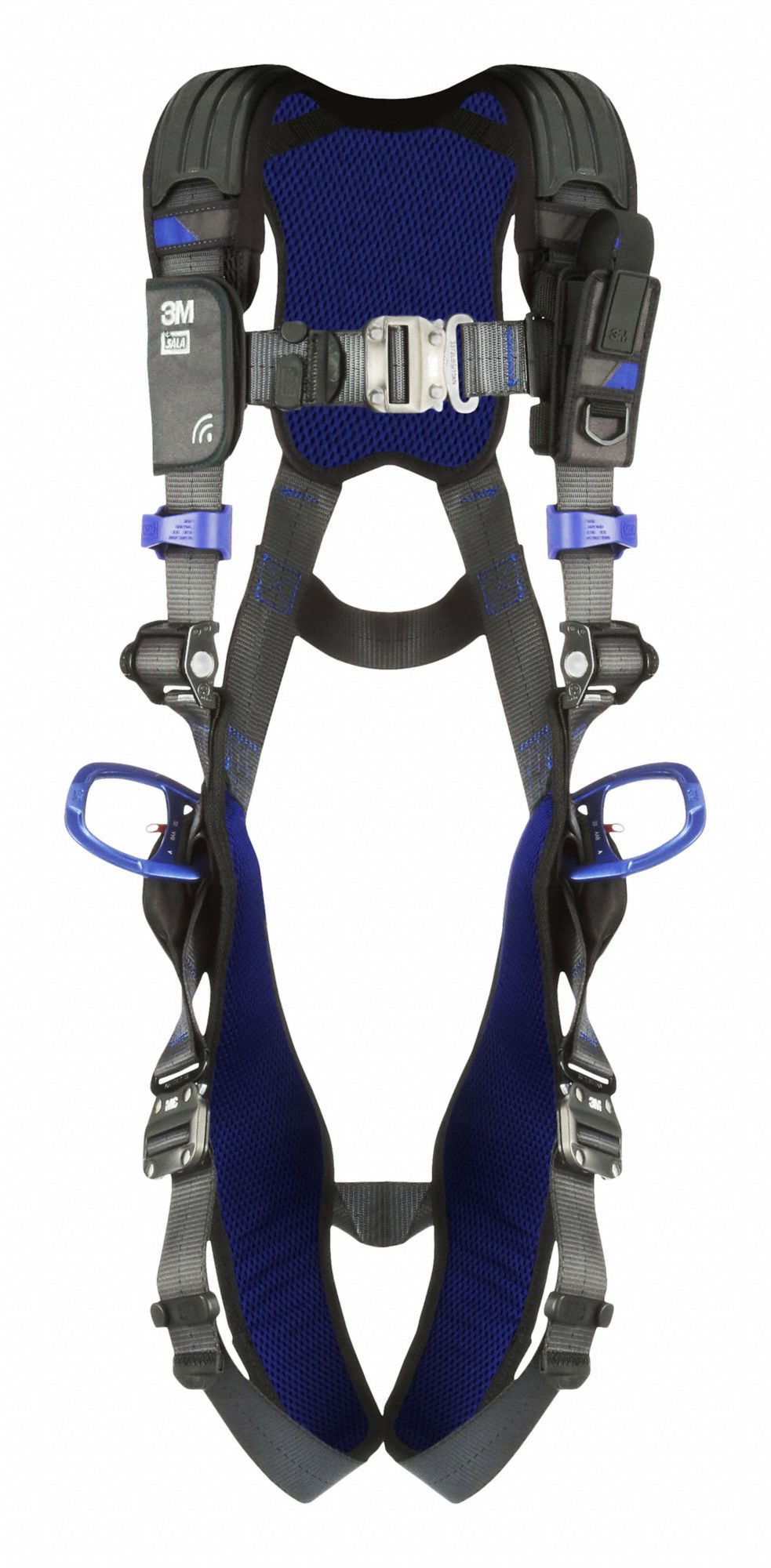 3M RFID COMFORT VEST POSITIONING SAFETY HARNESS, S, 310 LBS, BACK/HIP D ...