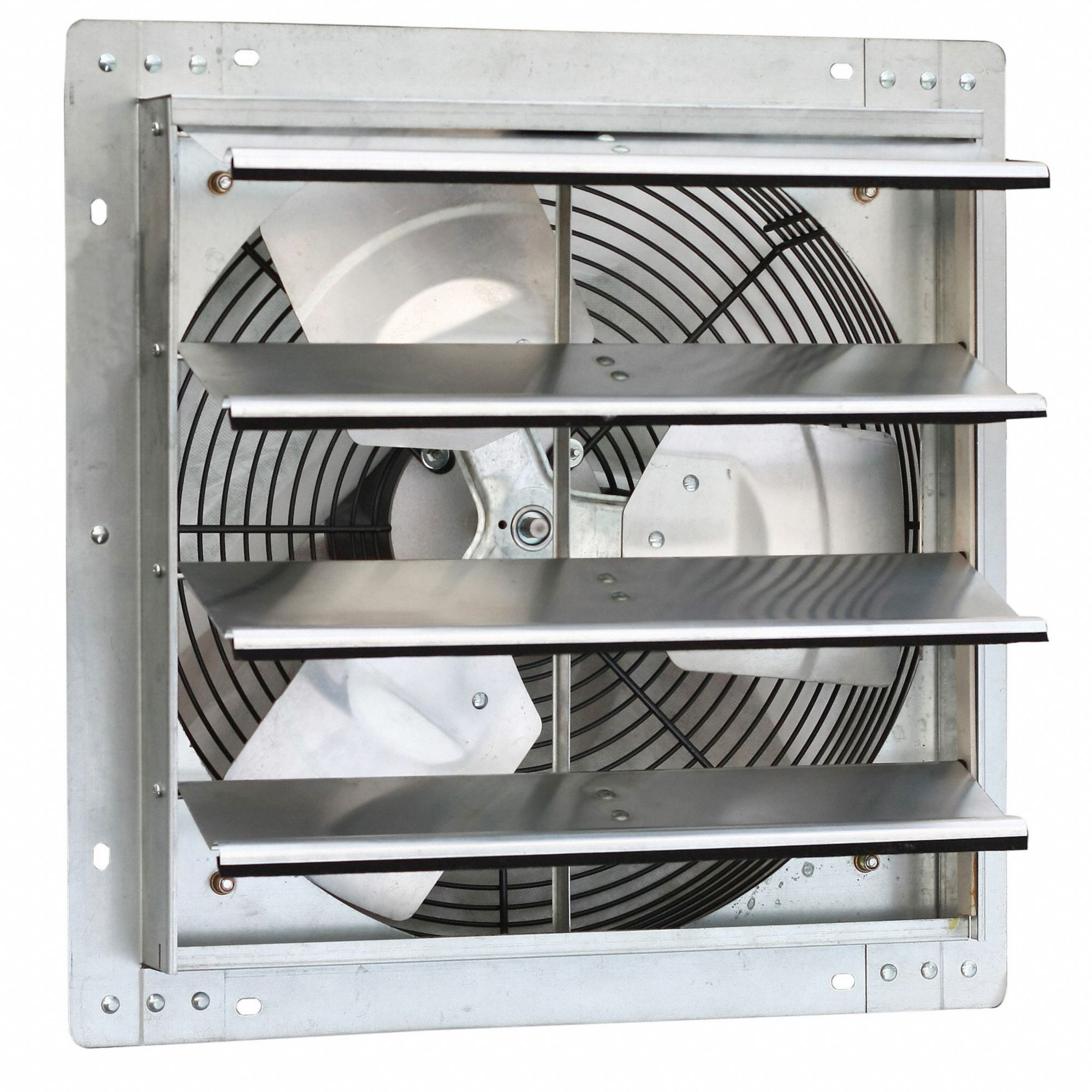 16 in Blade, 3 Speed, Galvanized Shutter Fan - 788N44|GSF3-16A - Grainger