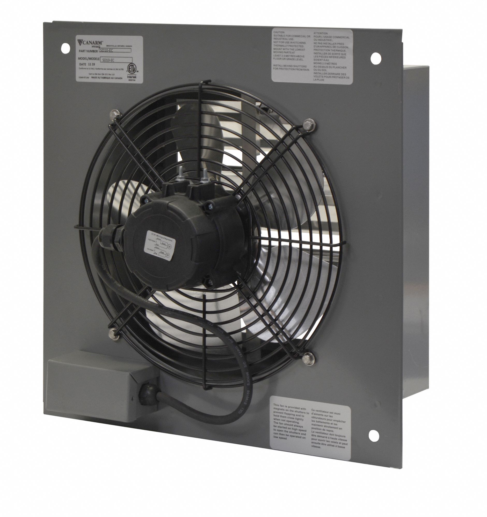 10 in Blade, Variable Speed, Standard Fan - 788N59|SD10-EC - Grainger