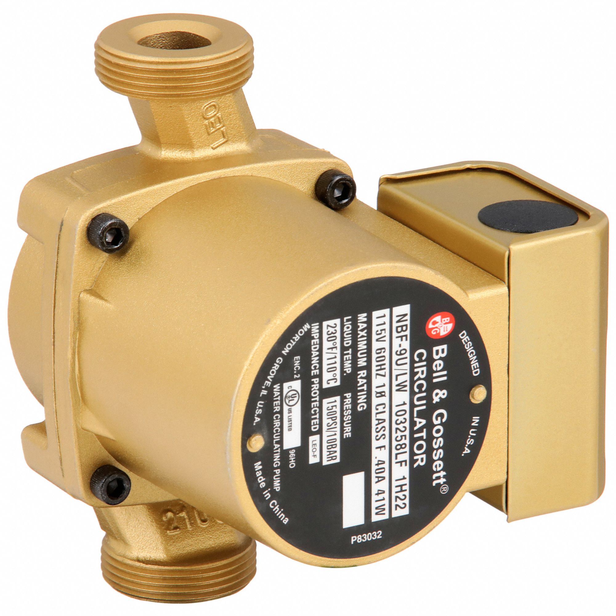 115V AC, Bronze, Circulating Pump - 788NP6|103258LF - Grainger