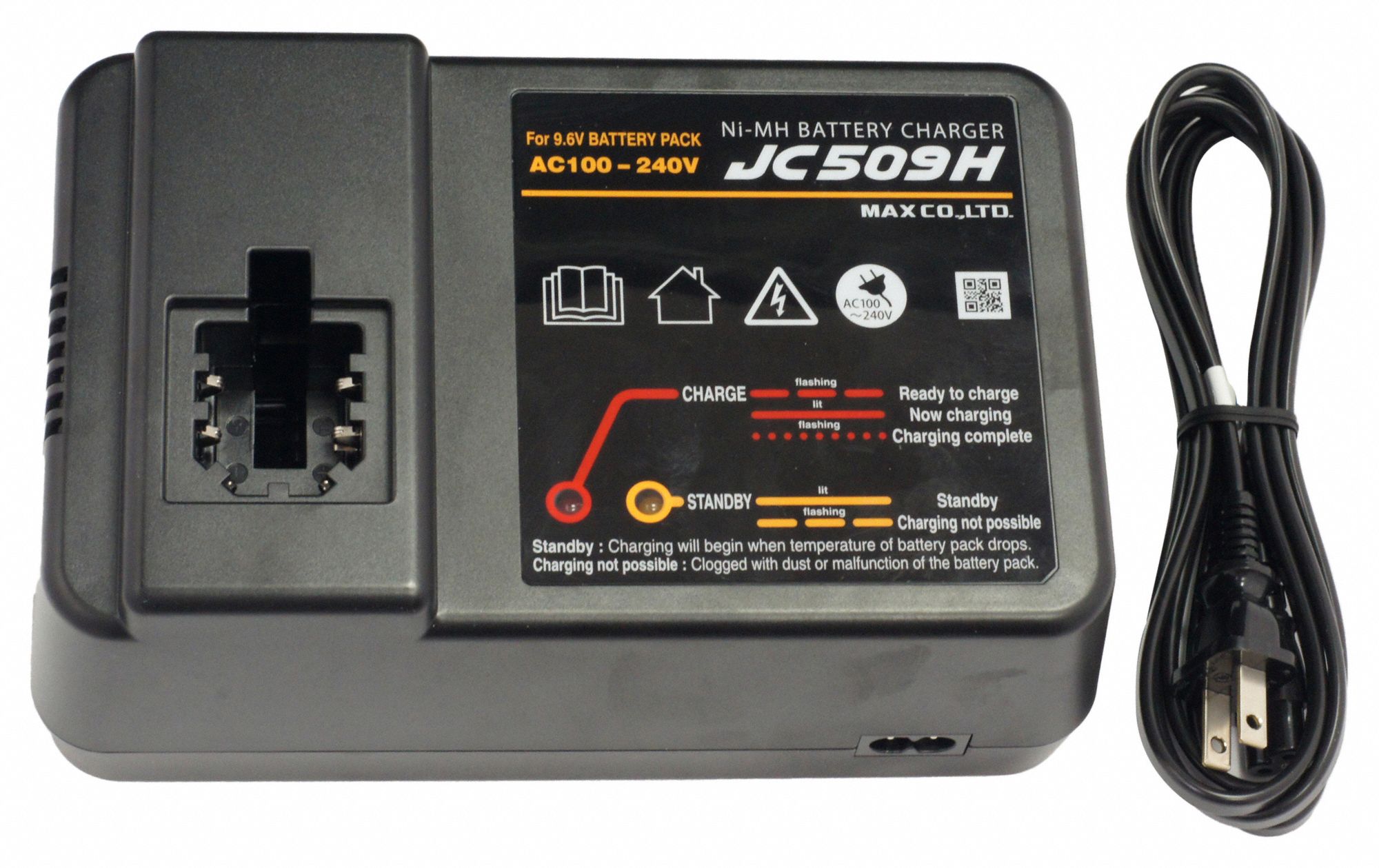 MAX, Single-Port Charging, MAX RB655 Charger - 788VT5|JC509H - Grainger