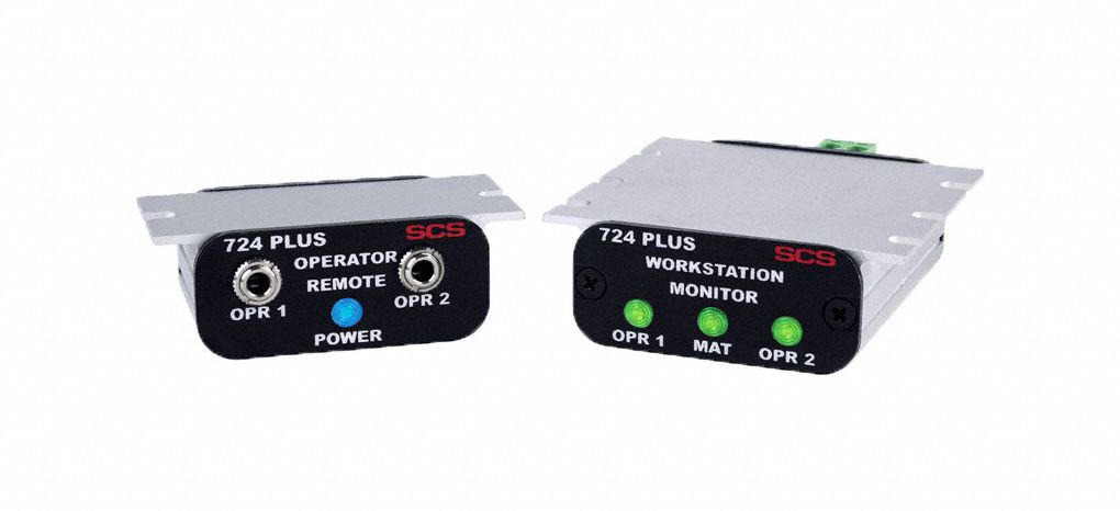 SCS, 2 Wrist Straps Monitored, 2 Metal Grounds Monitored, Single ...