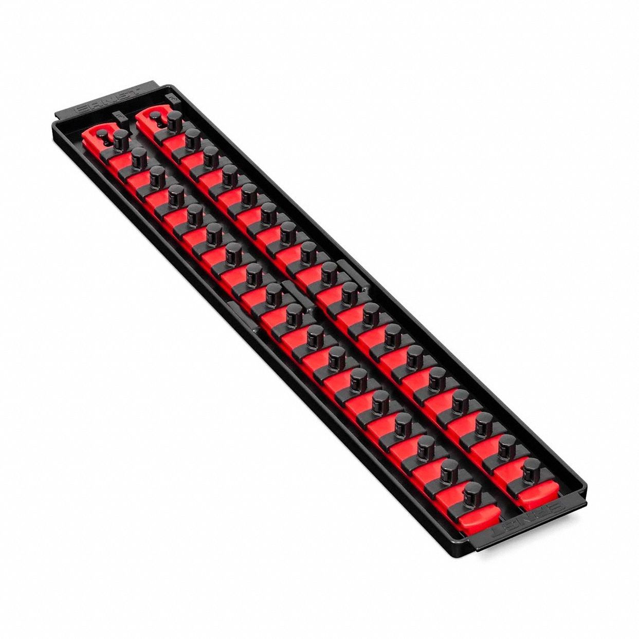 ERNST MANUFACTURING, Red, 3 5/8 in Overall Wd, Twist-Lock Socket ...