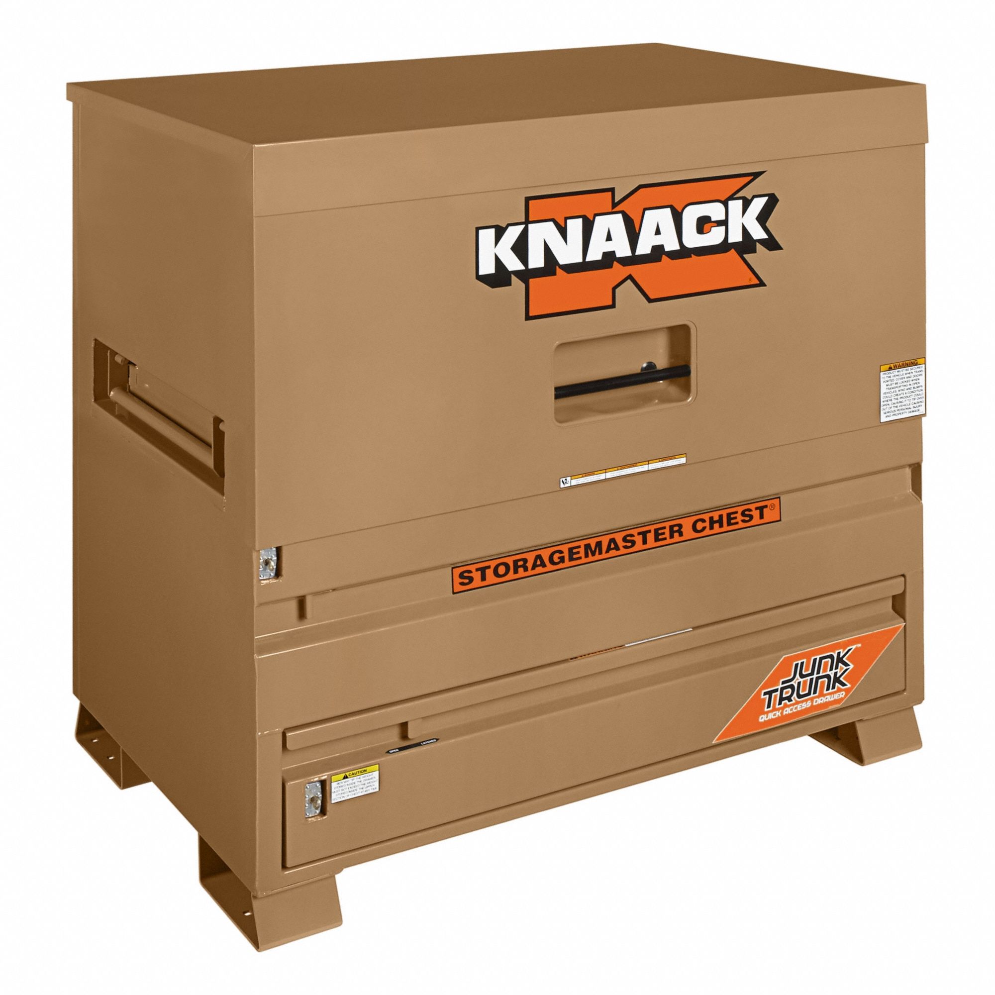 KNAACK, 48 in W x 30 in D x 49 in H, 36.2 cu ft, Piano-Style Jobsite ...