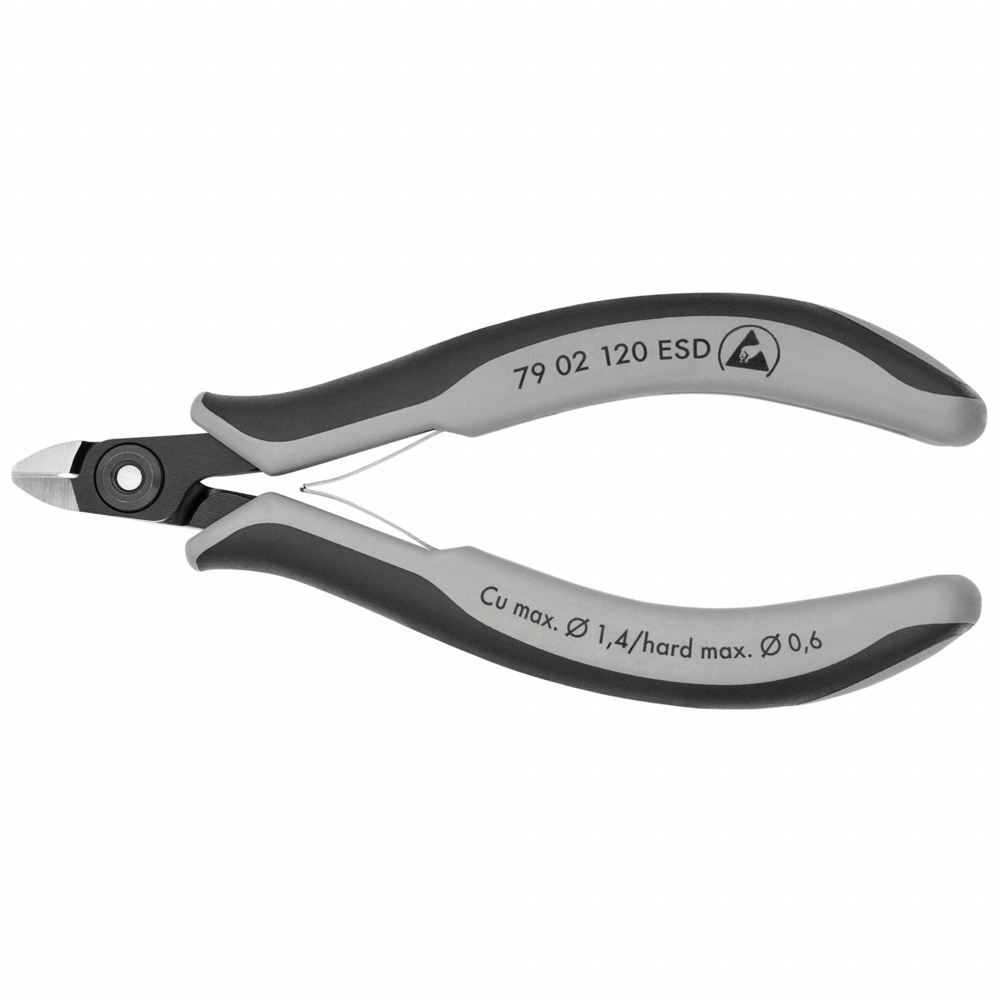ESD-Safe, Flush, Precision Diagonal Cutting Plier - 10U019|79 02 120 ...