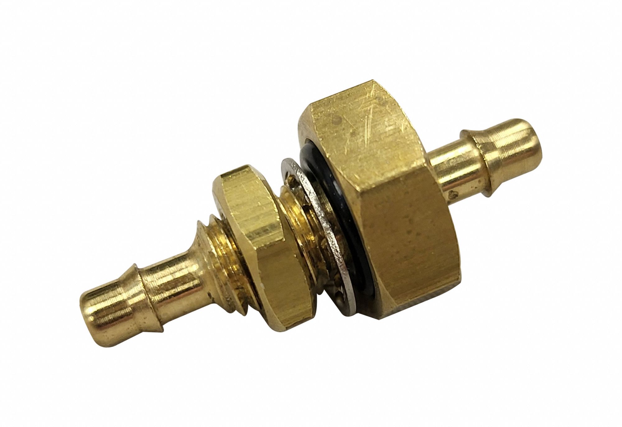 Barbed x Barbed, 1/8 in ID x 1/8 in ID Size, Barbed Fitting Adapter ...