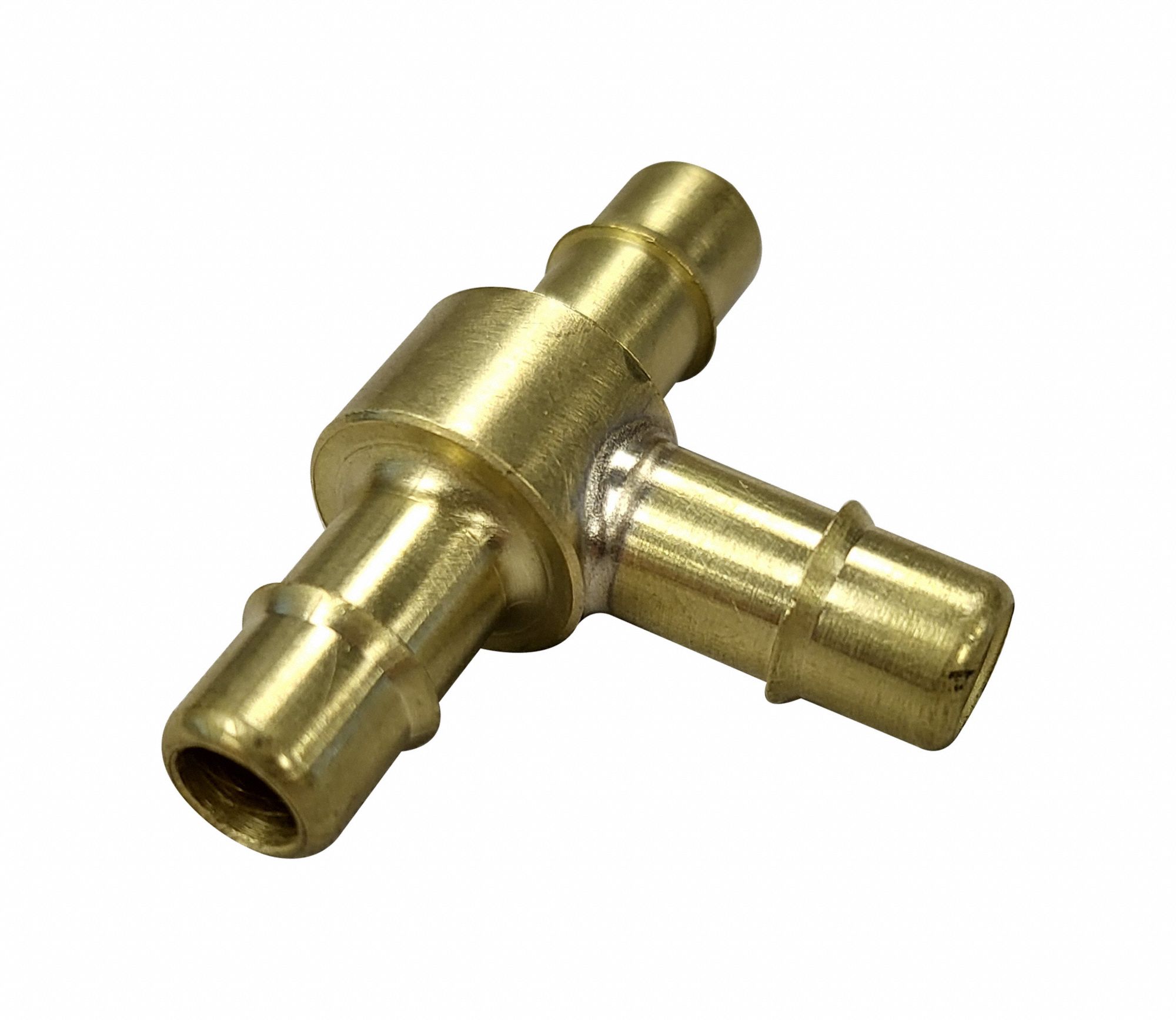 Barbed, 2 in ID x 5/32 in ID x 5/32 in ID Fitting Size, Barbed Tee - 790YG7|T4-316SS - Grainger