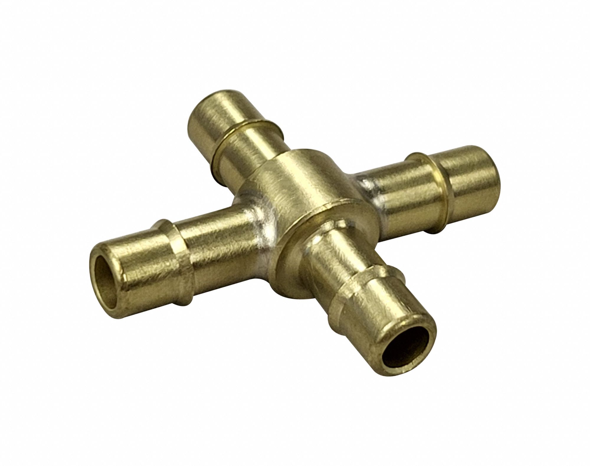 Barbed, 2 in ID x 5/32 in ID x 5/32 in ID x 5/32 in ID Fitting Size, Barbed Cross - 792DW1|X4-SS ...