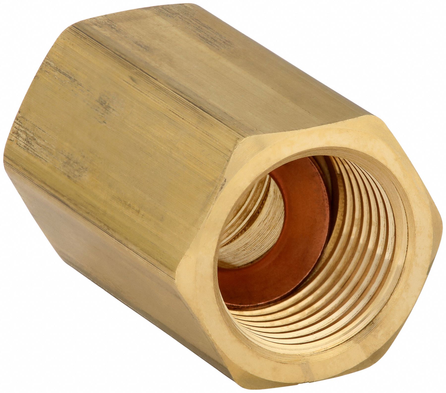 1/2 in OD x 1/2 in OD Fitting Size, Flared, Flared Fitting Union ...