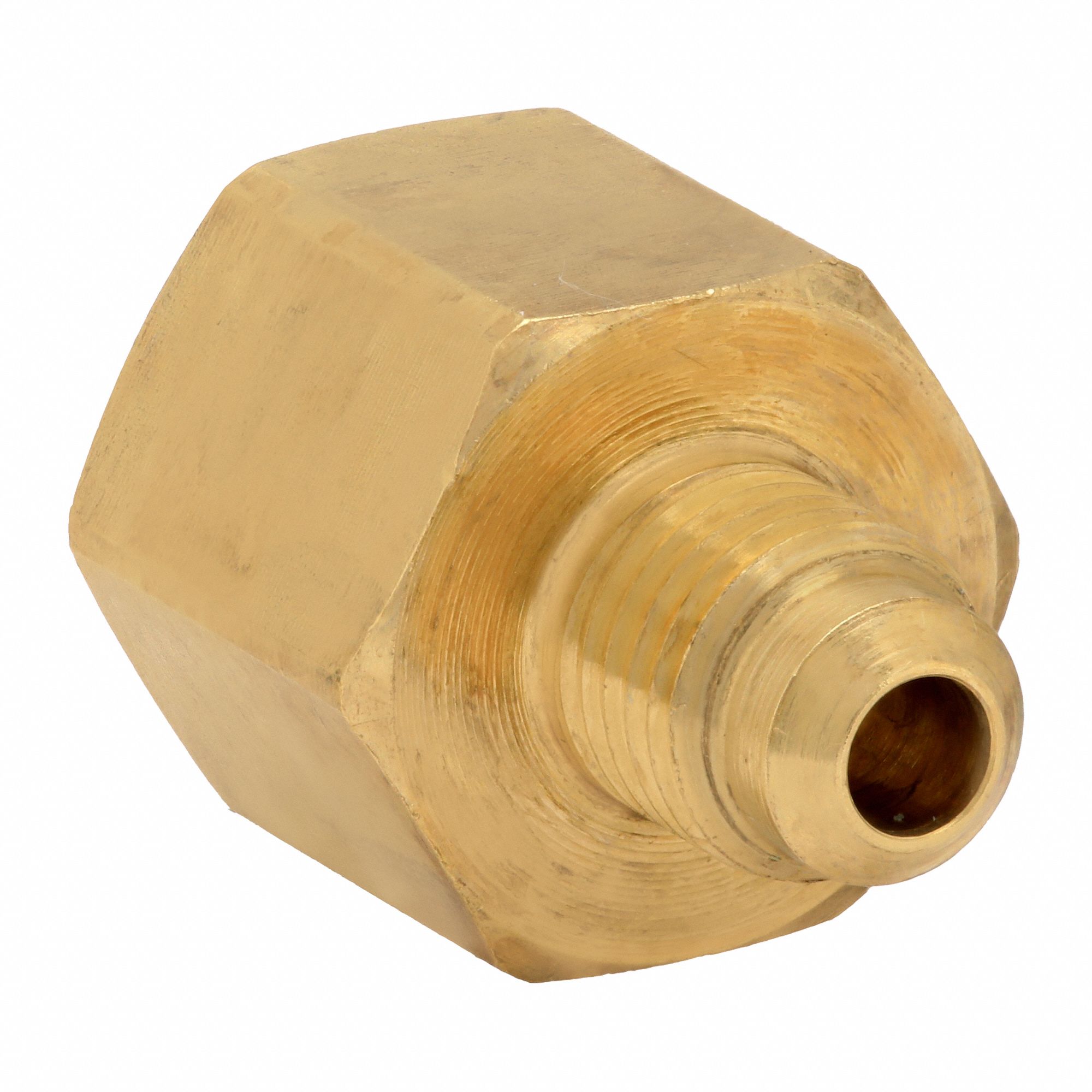 1/4 in OD x 3/8 in OD Fitting Size, Flared, Flared Fitting Coupling - 791AF2|661FHD-4-6 - Grainger