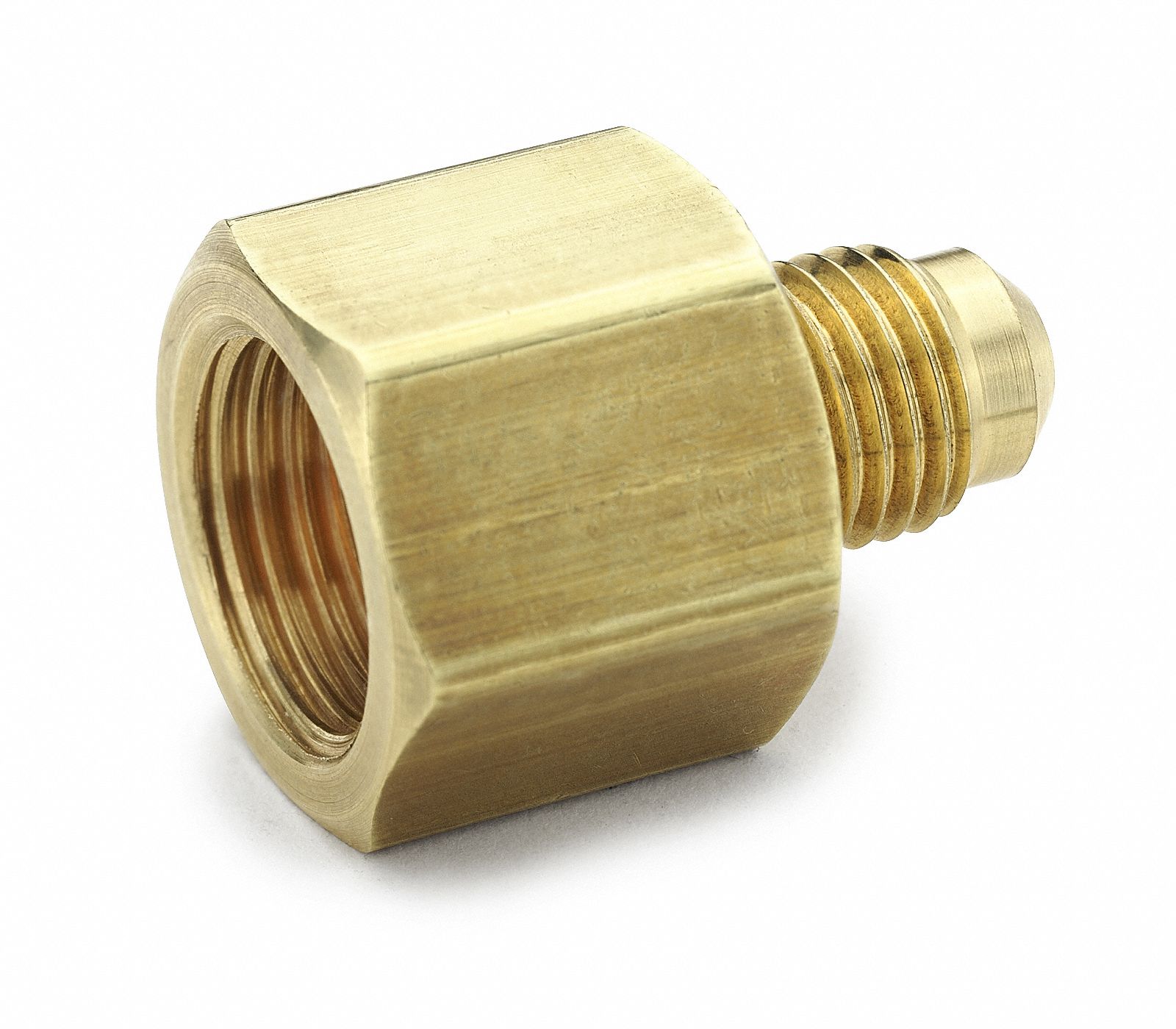 3/8 in OD x 1/4 in OD Fitting Size, Flared, Flared Fitting Coupling - 791AF3|661FHD-6-4 - Grainger