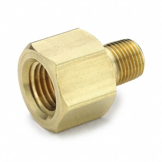 Brass, 1/2 in x 1/2 in Fitting Pipe Size, Pipe Fitting Low Lead ...