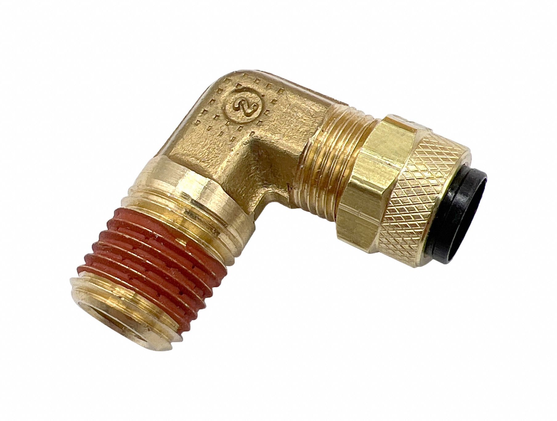 PARKER, 3/8 in OD x 1/4 in Pipe Fitting Size, Compression x MNPT ...
