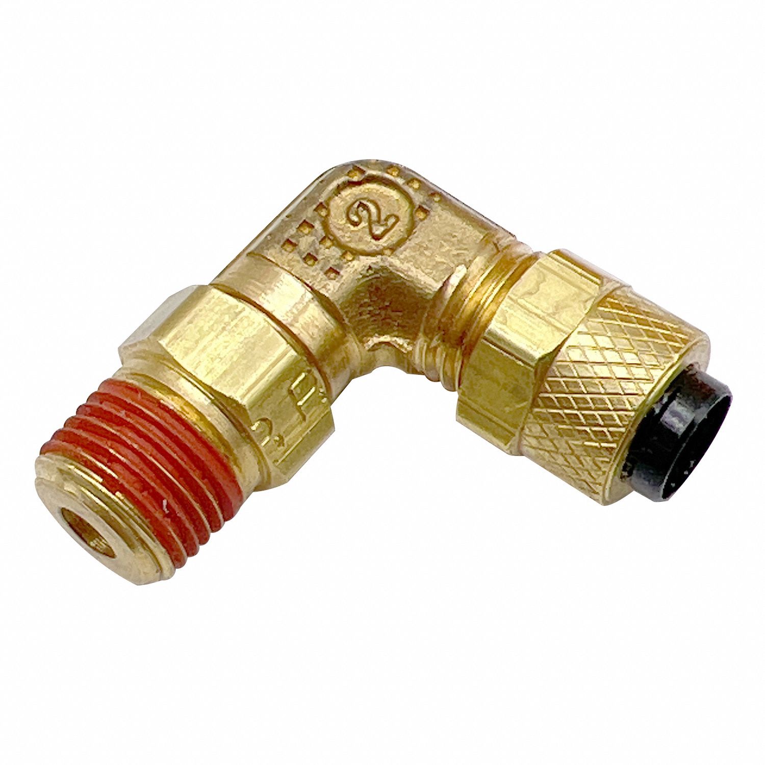 PARKER, 1/4 in OD x 1/8 in Pipe Fitting Size, Compression x MNPT ...