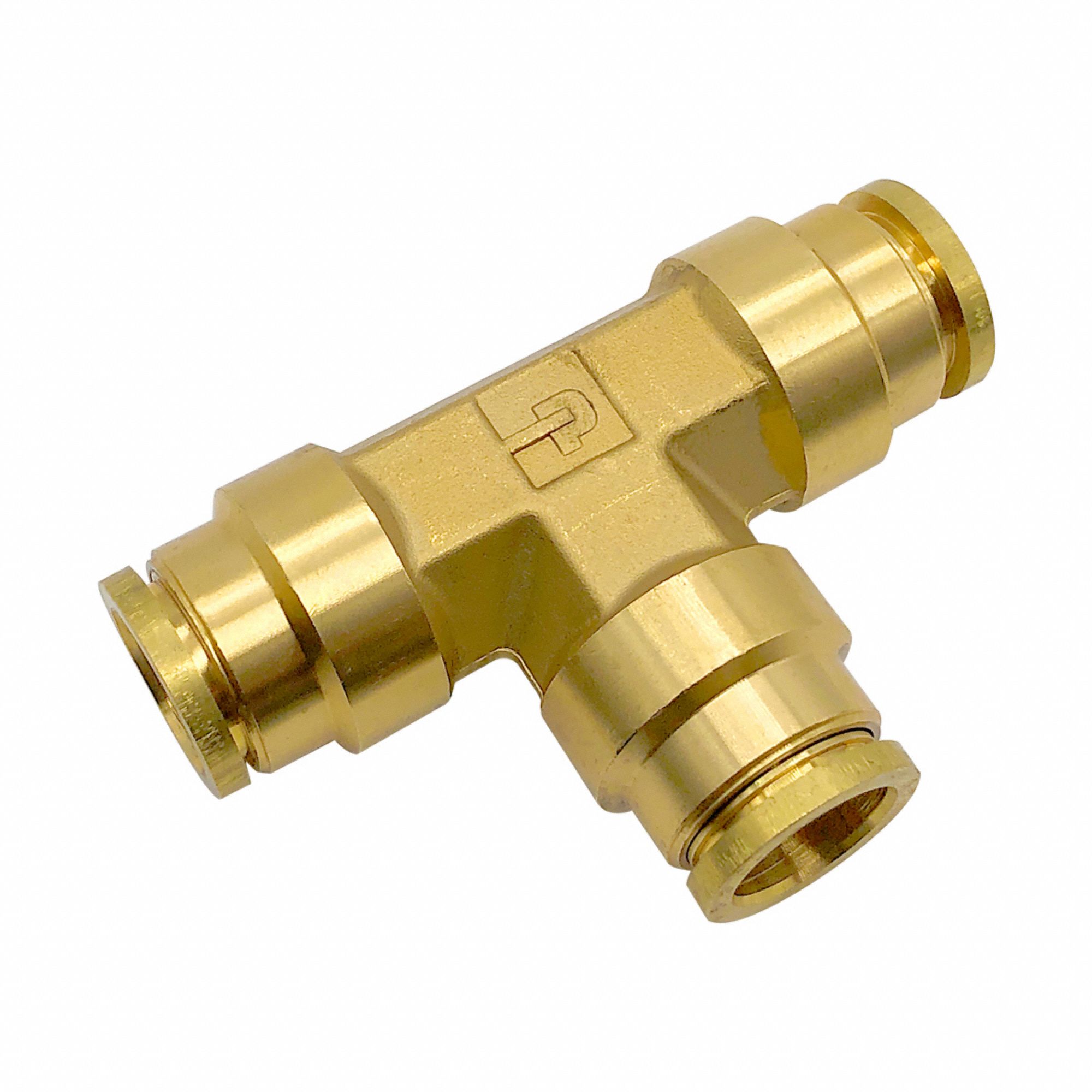PARKER Brass DOT Push-to-Connect Fitting: Brass, Push-to-Connect x Push ...