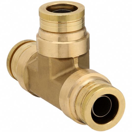 Brass, Push-to-Connect x Push-to-Connect x Push-to-Connect, Brass DOT Push-to-Connect Fitting ...