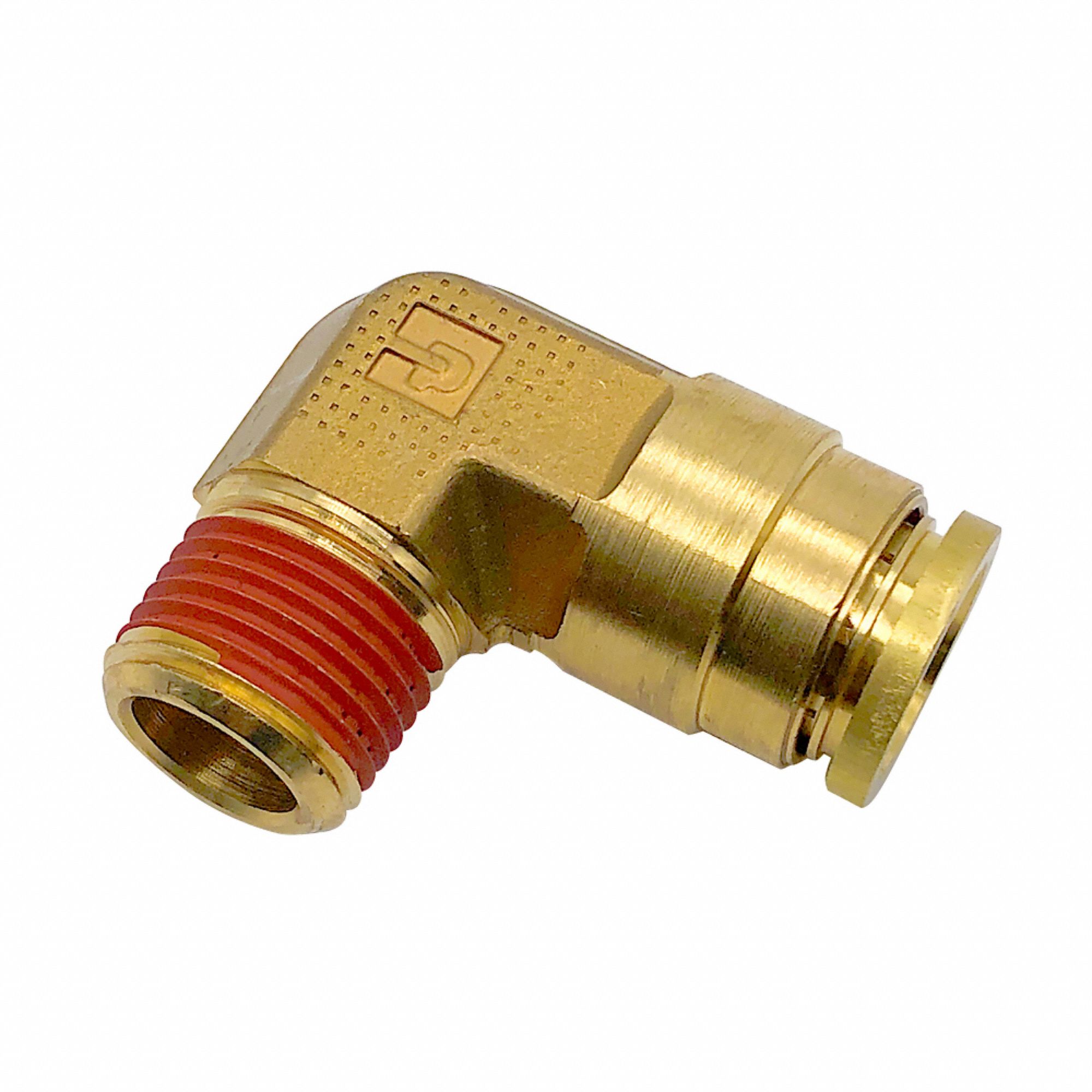 1/2 in OD x 1/2 in Pipe Fitting Size, Push-to-Connect x MNPT, Push-Fit ...