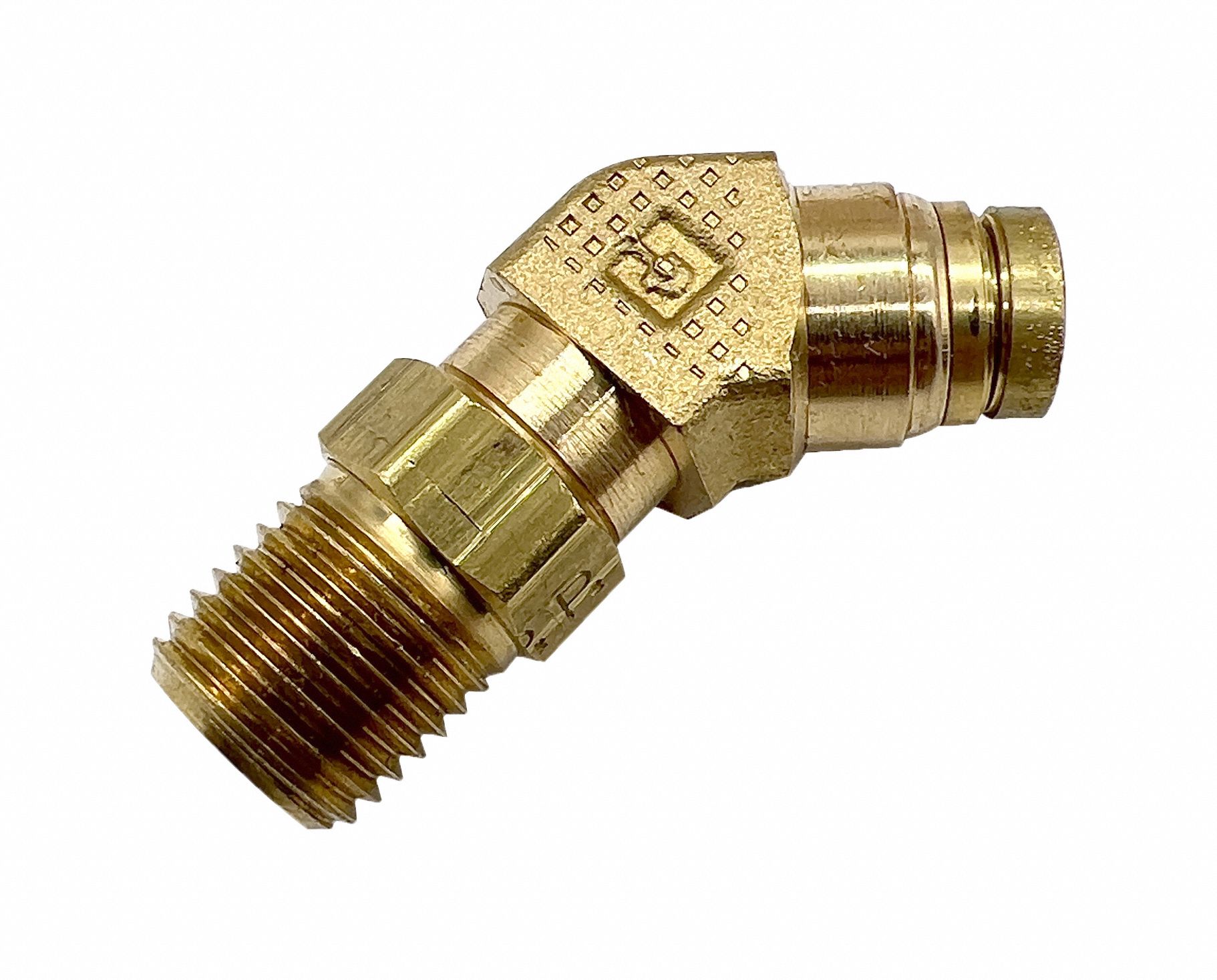 1/2 in OD x 1/2 in Pipe Fitting Size, Push-to-Connect x MNPT, Push-Fit ...