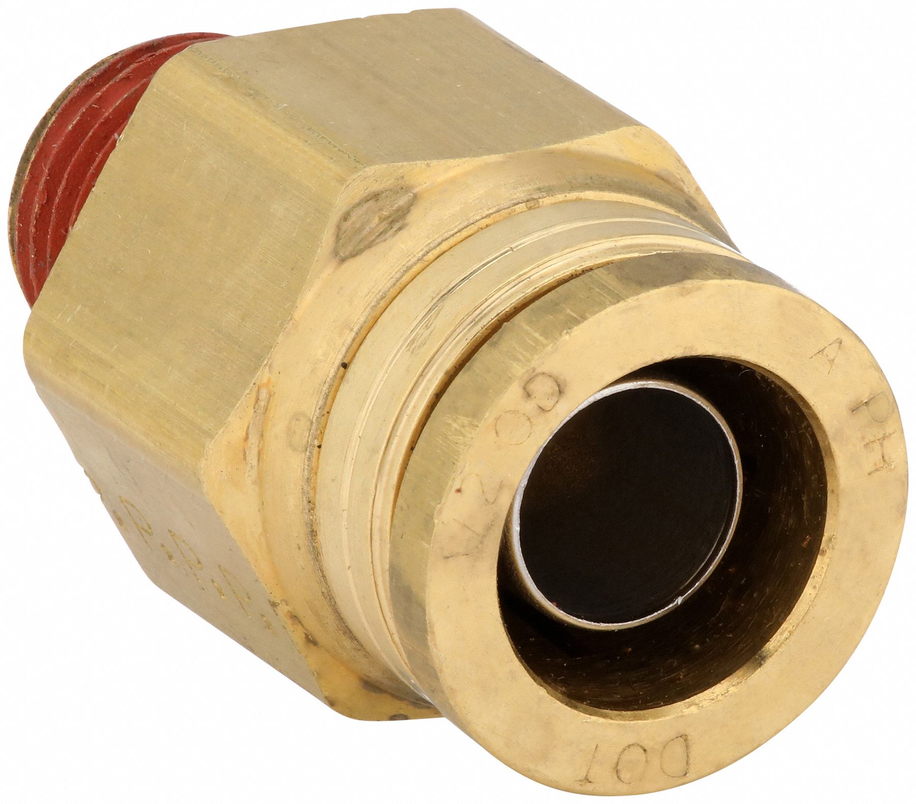 1/4 in OD x 1/8 in Pipe Fitting Size, Push-to-Connect x MNPT, Push-Fit ...