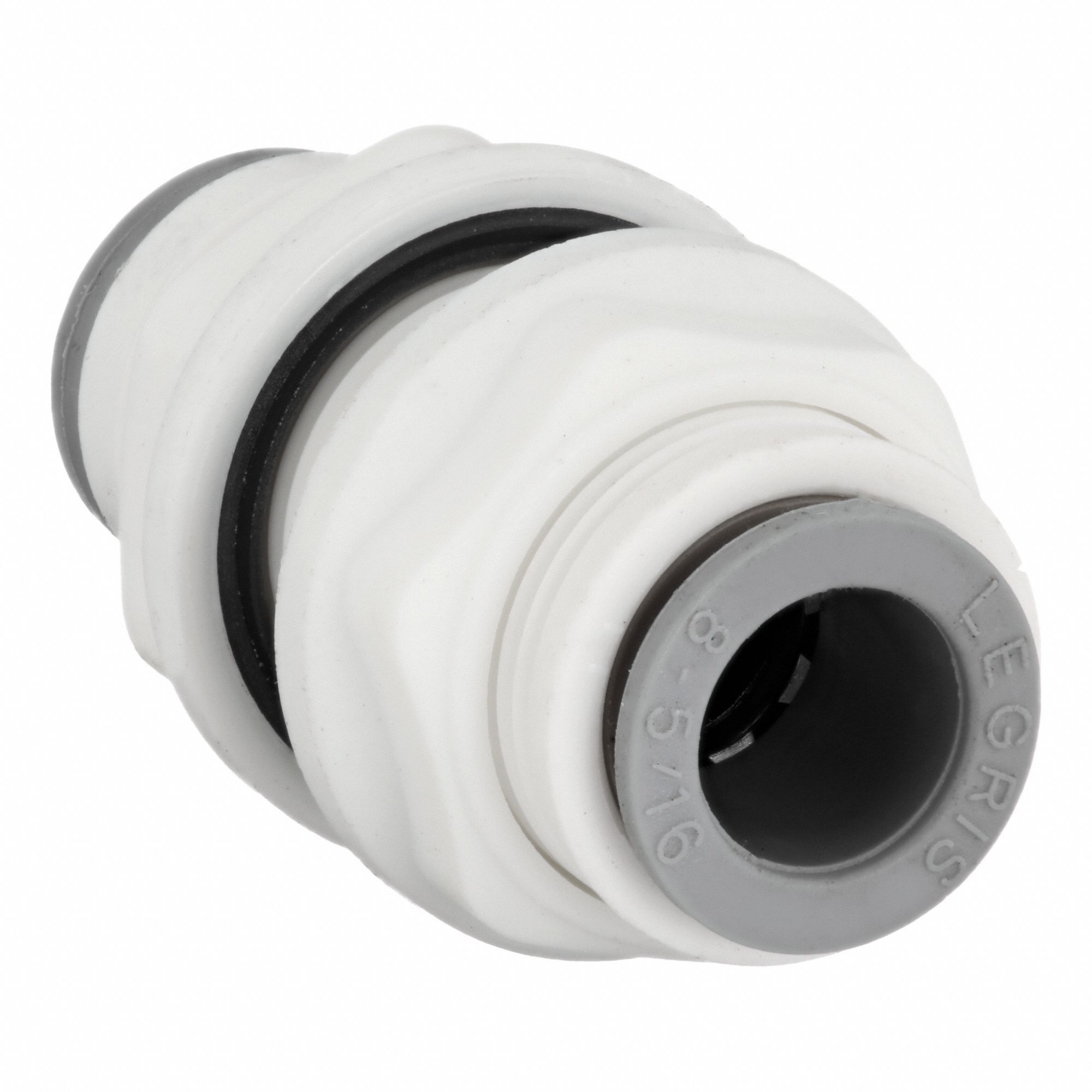 PARKER, Straight, 5/16 in OD 5/16 in OD Size, Push-Fit Union Fitting ...