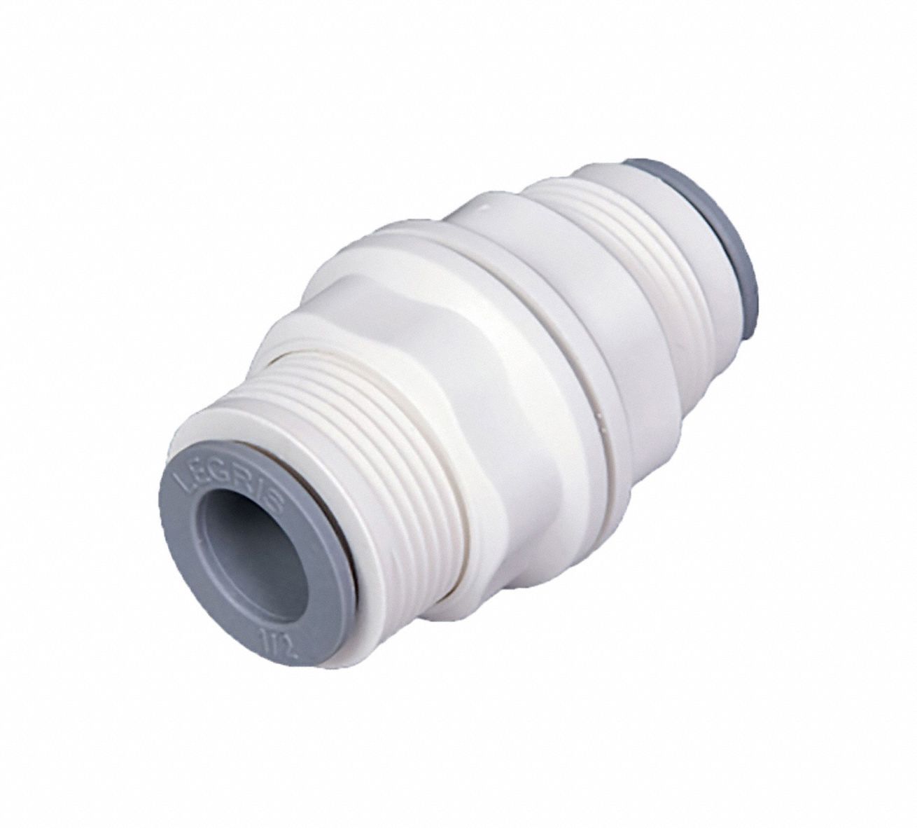 PARKER, Straight, 12 mm OD 12 mm OD Size, Push-Fit Union Fitting ...