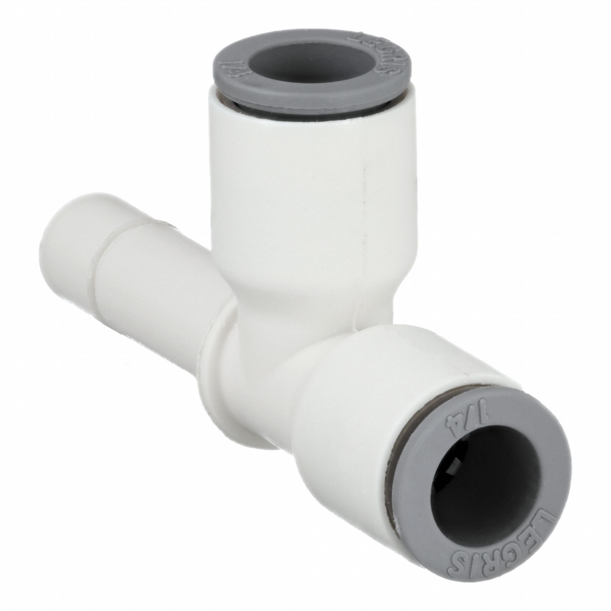 PARKER, Tee, 1/4 in OD x 1/4 in OD Size, Push-Fit Tee Fitting - 791D73 ...