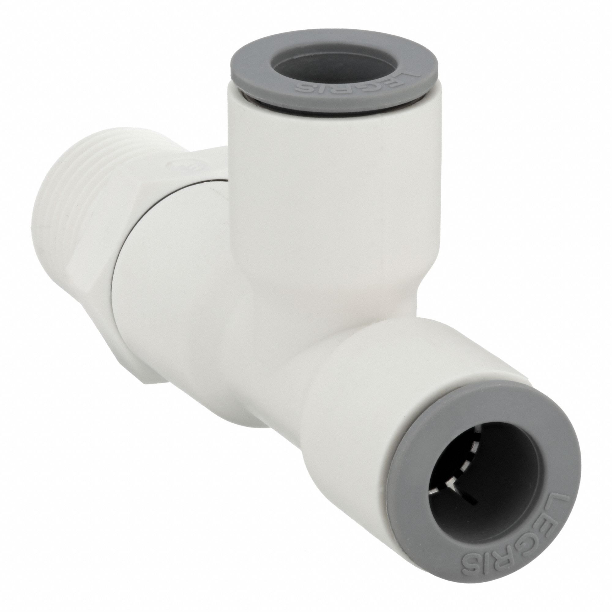 PARKER, Tee, 3/8 in Pipe x 3/8 in OD Size, Push-Fit Tee Fitting - 791D81|6503 60 18WP2 - Grainger